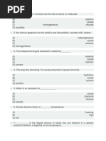 Science 7 - 1st Quarter Exam | PDF | Solution | Solubility