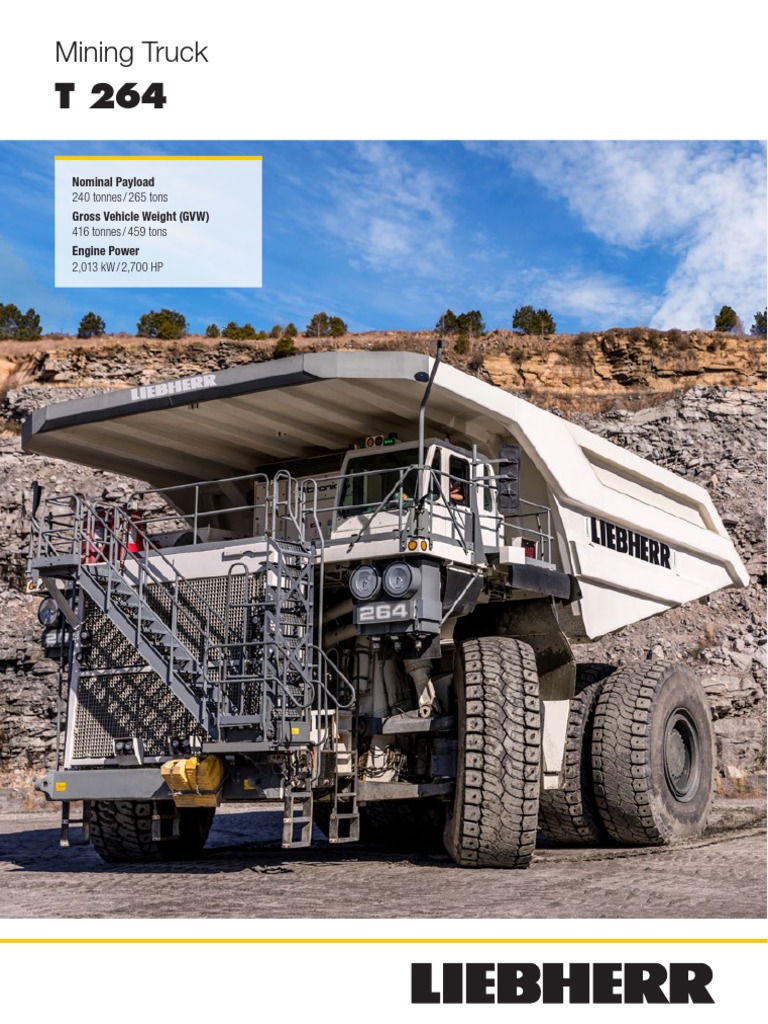 Liebherr T264 | PDF | Truck | Reliability Engineering