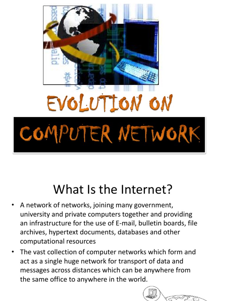 Evolution of Computer Network | PDF | Internet Protocol Suite ...