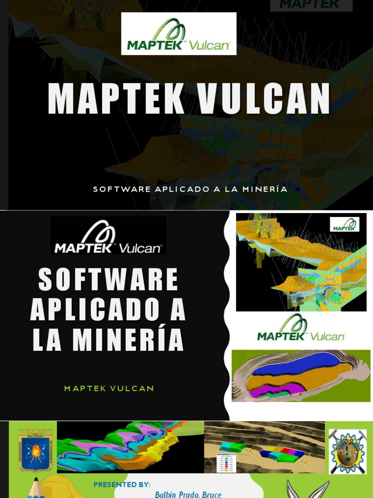 Maptek Vulcan | PDF | Minería | Software