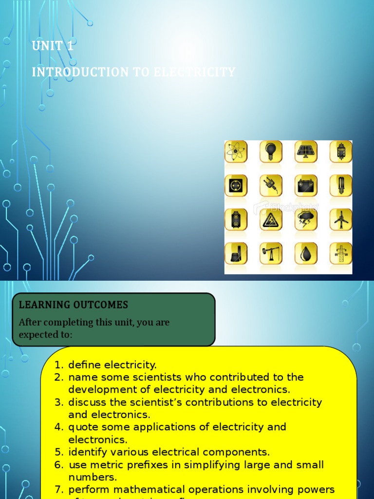 Circuit 1 Lesson LESSON | PDF | Electrical Resistance And Conductance ...