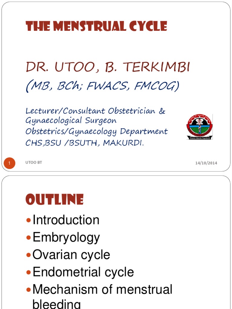 Menstrual Cycle Lecture Notes | PDF | Menstrual Cycle | Menstruation