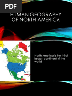 North America Human Geography 1 | PDF | North America | Immigration