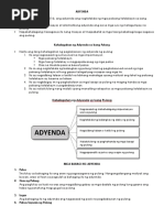 Ano Ang Kahulugan NG Agenda | PDF