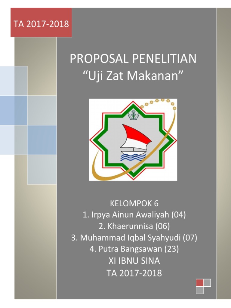 Proposal Fix | PDF | Sains & Matematika