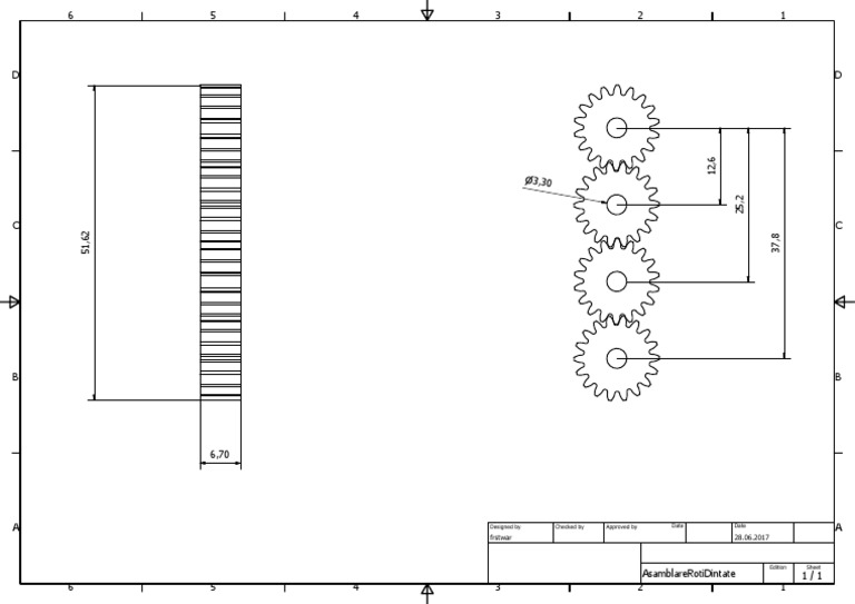 Asamblare Roti Dintate | PDF