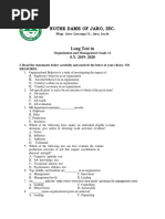 Organization and Management Quarterly Exam | PDF | Goal | Strategic ...