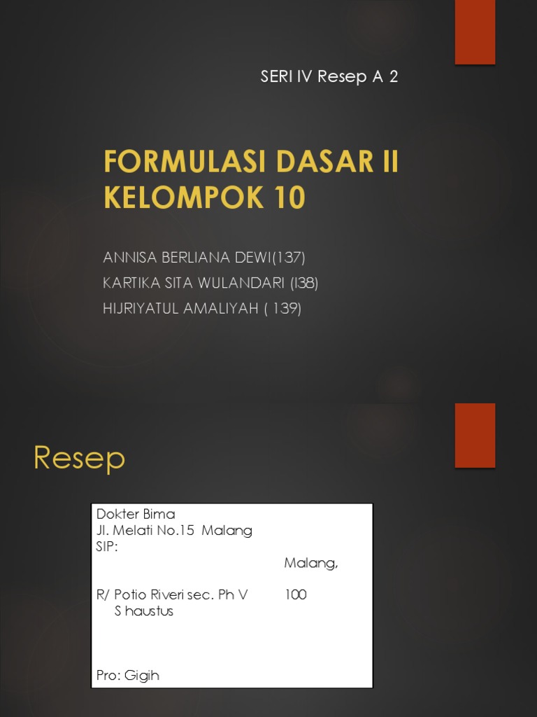 Resep Potio Riveri dan Cara Peracikannya | PDF