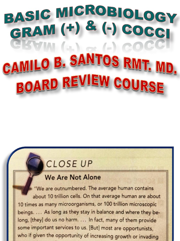 Basic Microbiology Board Review | PDF | Methicillin Resistant ...