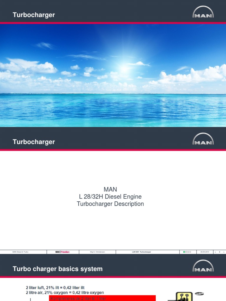 Man Turbocharger | PDF | Turbocharger | Transportation Engineering