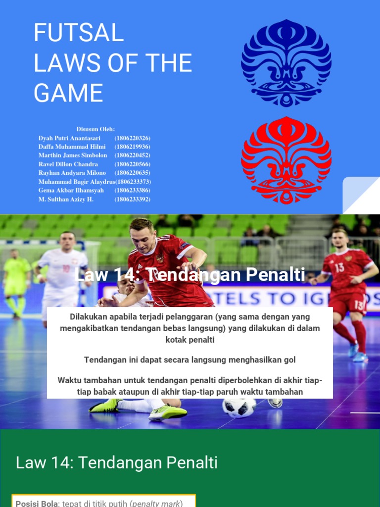 Law of Futsal 14,15,16,17 | PDF
