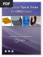 PTC Creo UI & Modeling Tutorial | PDF | Window (Computing) | Extrusion