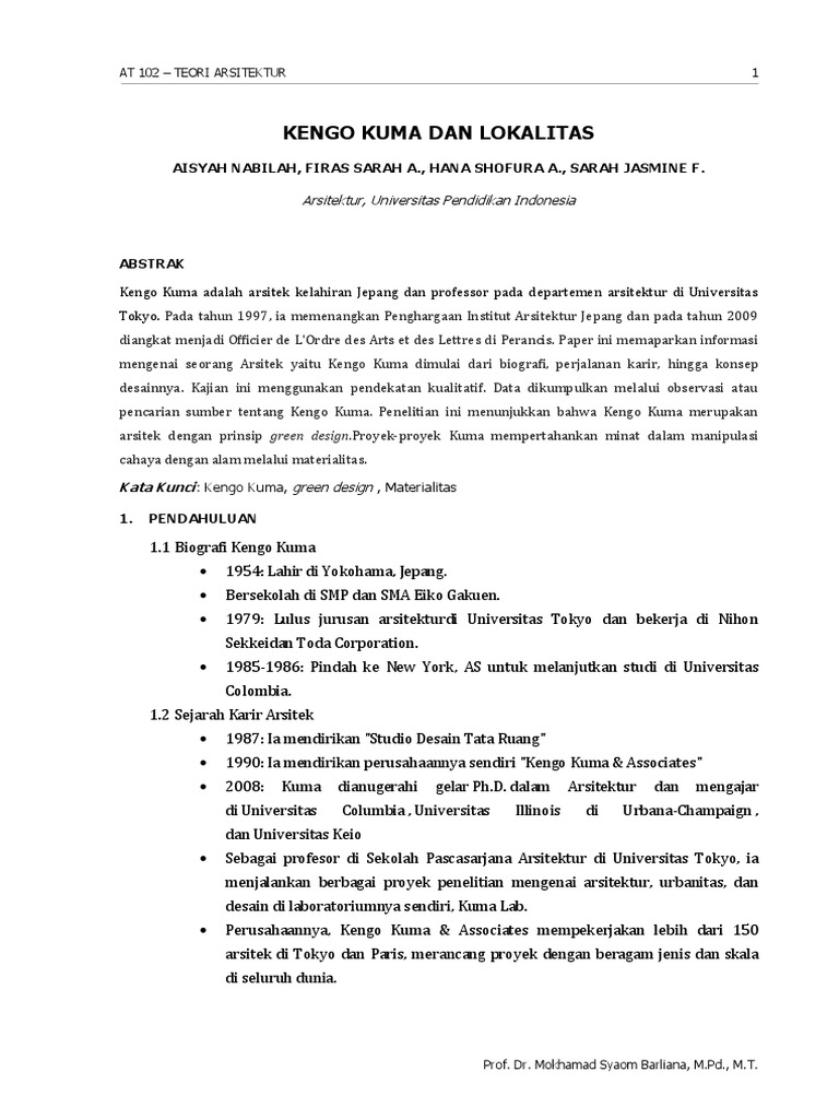 Paper Teori Ars | PDF