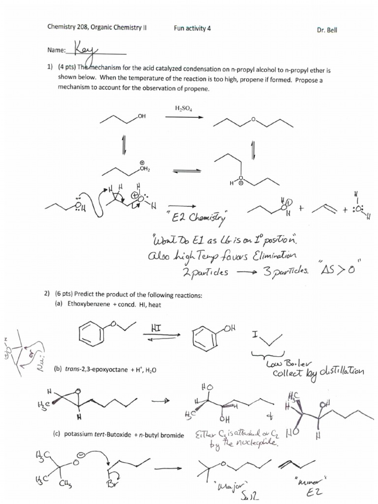 Quiz 4 Organic Chemistry 2 | PDF