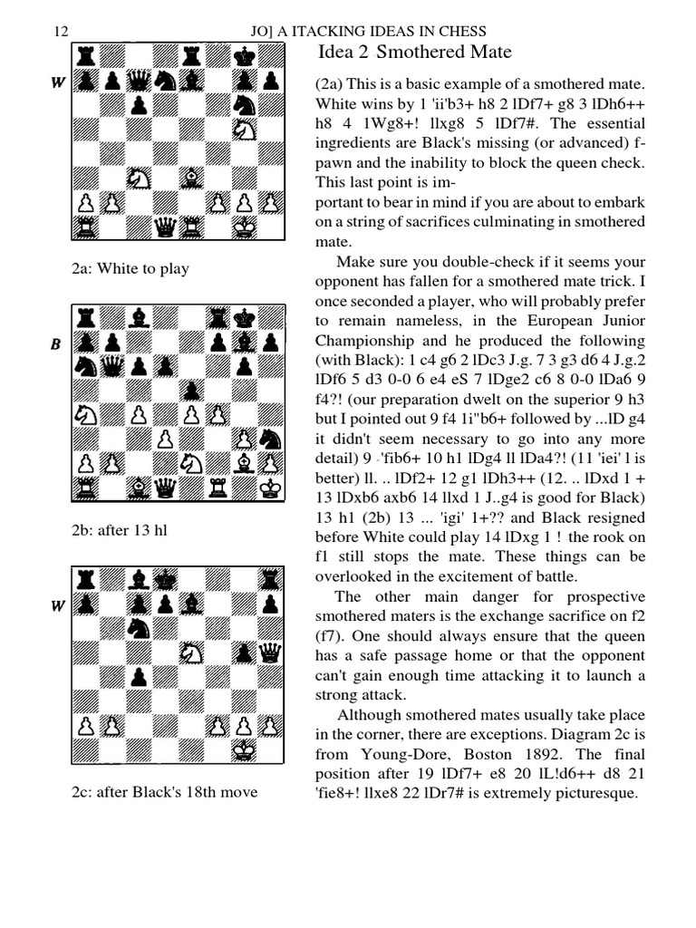 Smothered Mate | PDF | Games Of Mental Skill | Board Games