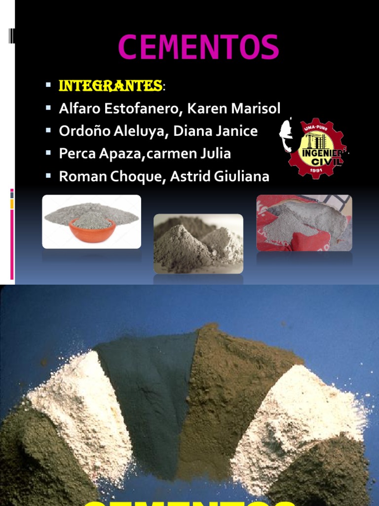Cemento Finalisimo | PDF | Cemento | Hormigón