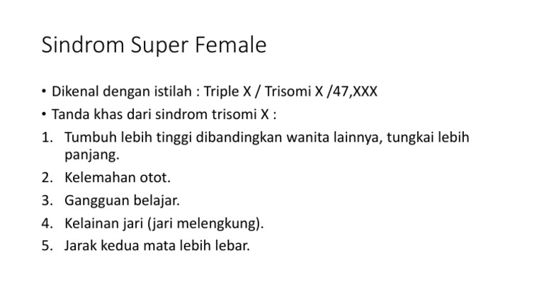 Super Female Syndrom | PDF