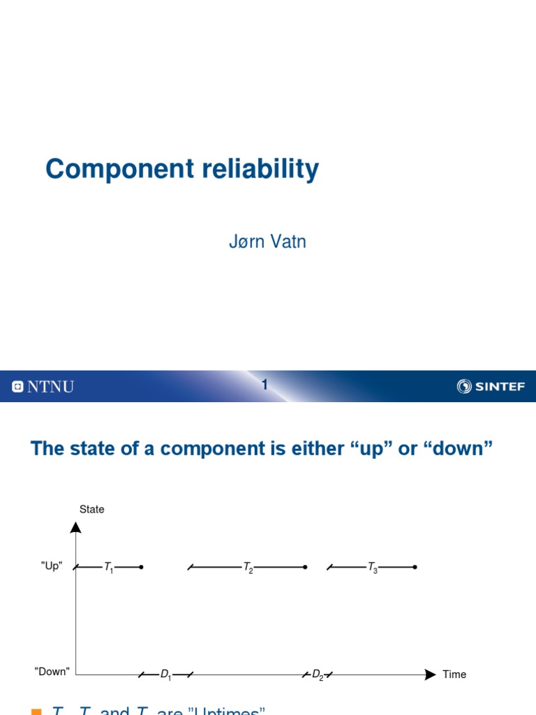 Component Reliability Pdf Applied Mathematics Teaching Mathematics