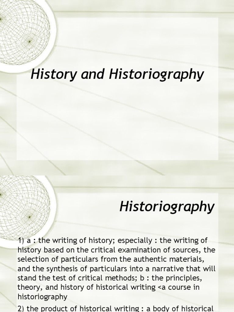 Historiography PPT.pdf | Historiography | Empiricism | Free 30-day ...