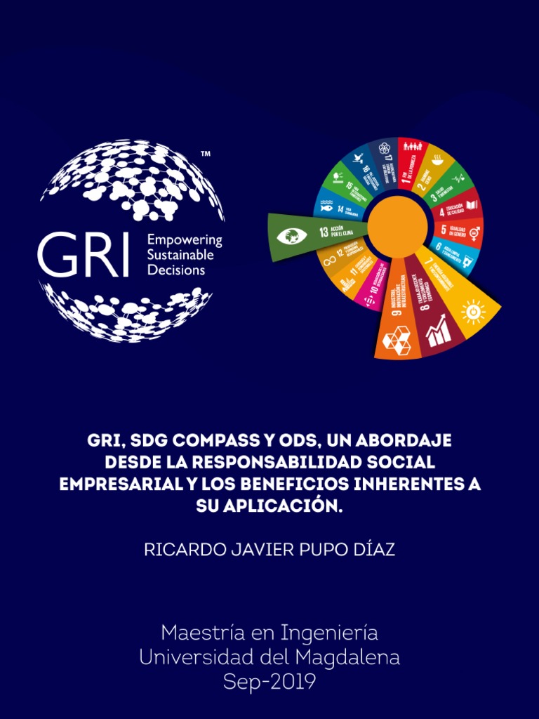Gri, SDG Compass y Ods, Un Abordaje Desde La Responsabilidad Social ...