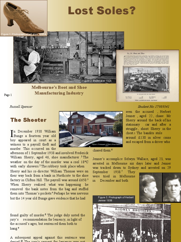 Melbourne's Shoe Industry History | PDF | Shoe | Victoria (Australia)