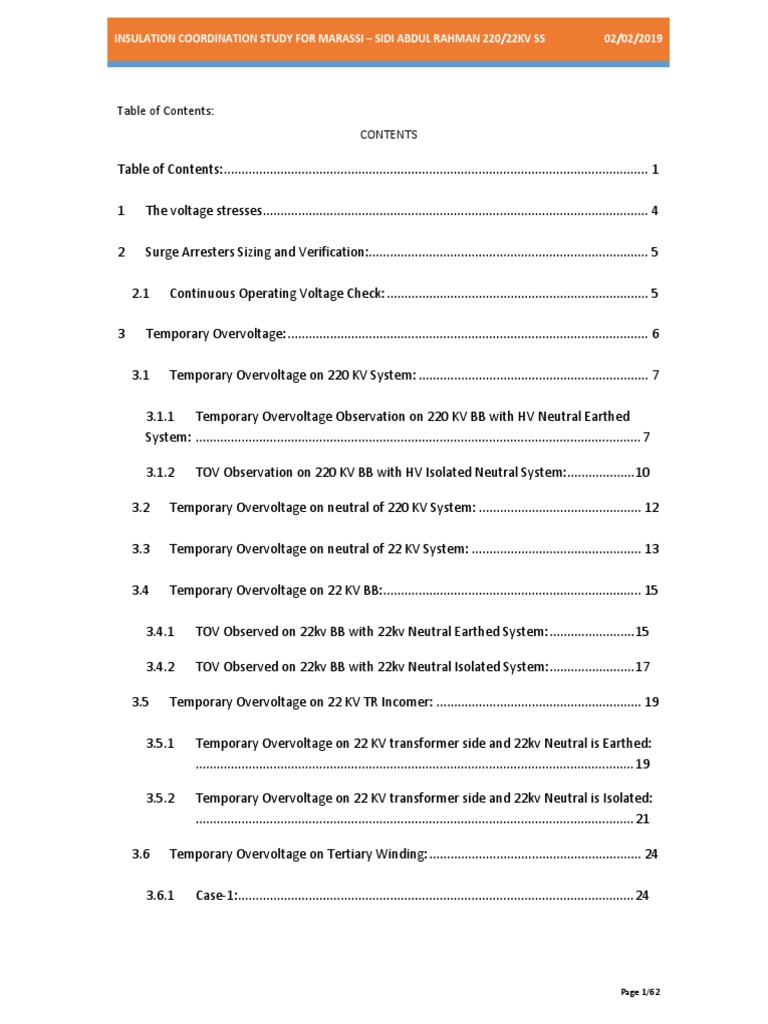 Insulation Coordination | PDF | Electrical Substation | Transformer