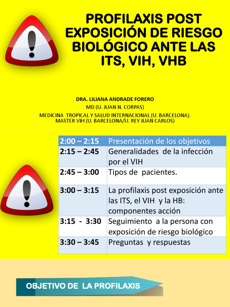 Profilaxis Post Exposición | PDF | VIH | VIH / SIDA