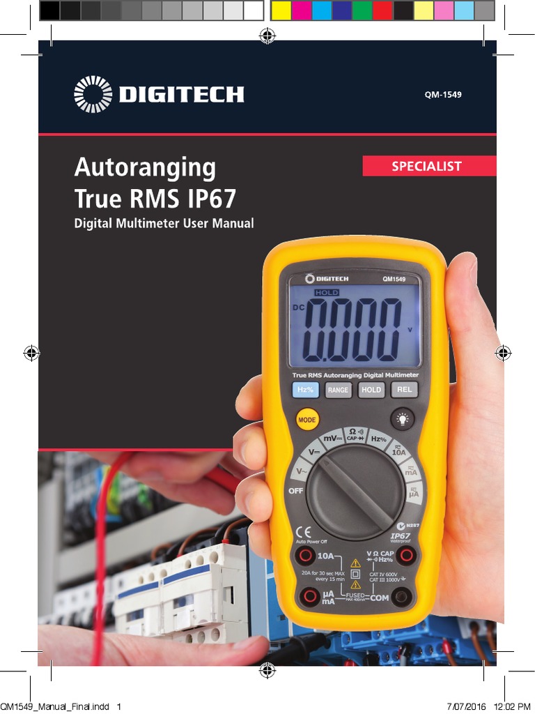 MultiMeter QM1549-manualMain | PDF