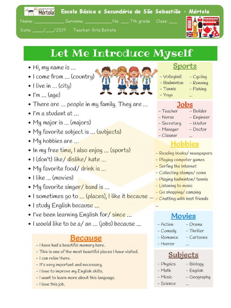 Let Me Introduce Myself | PDF