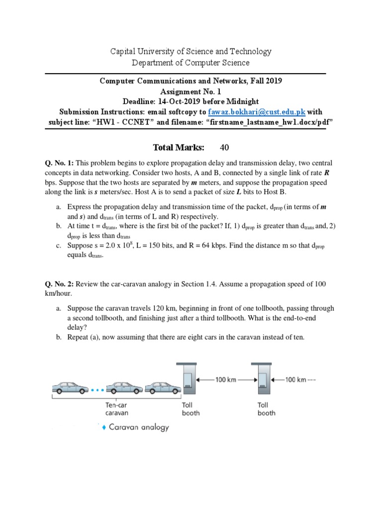 Homework 1 | PDF | Communications Protocols | Computer Network