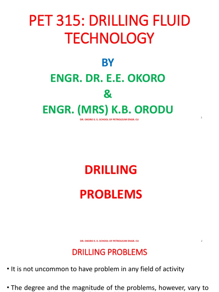 Drilling Problems | PDF | Oil Well | Corrosion