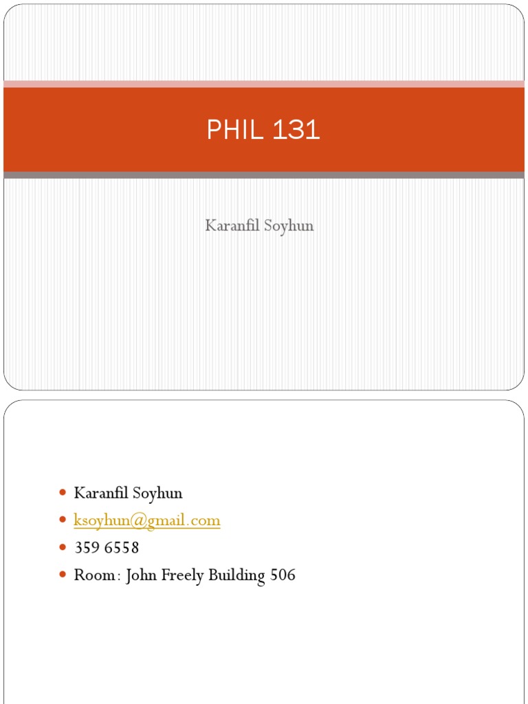Slides Chapter 1 M | PDF | Argument | Logical Consequence