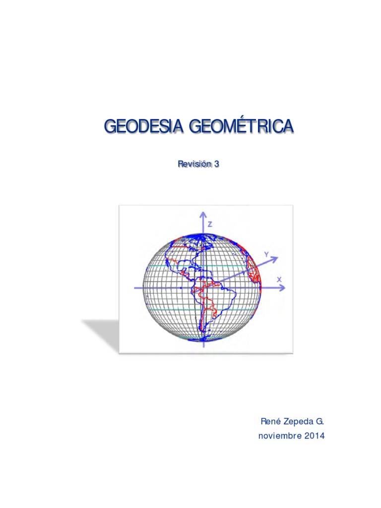 Geodesia Libro Rene Zepeda PDF | PDF | Geodesia | Geomática