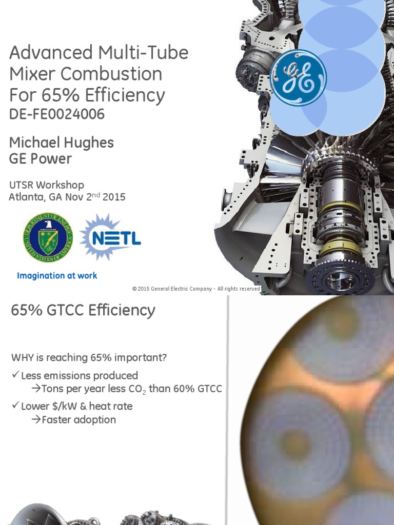 Advanced Multi Tube Mixer Combustion For 65 25 Efficiency | PDF | Gas ...