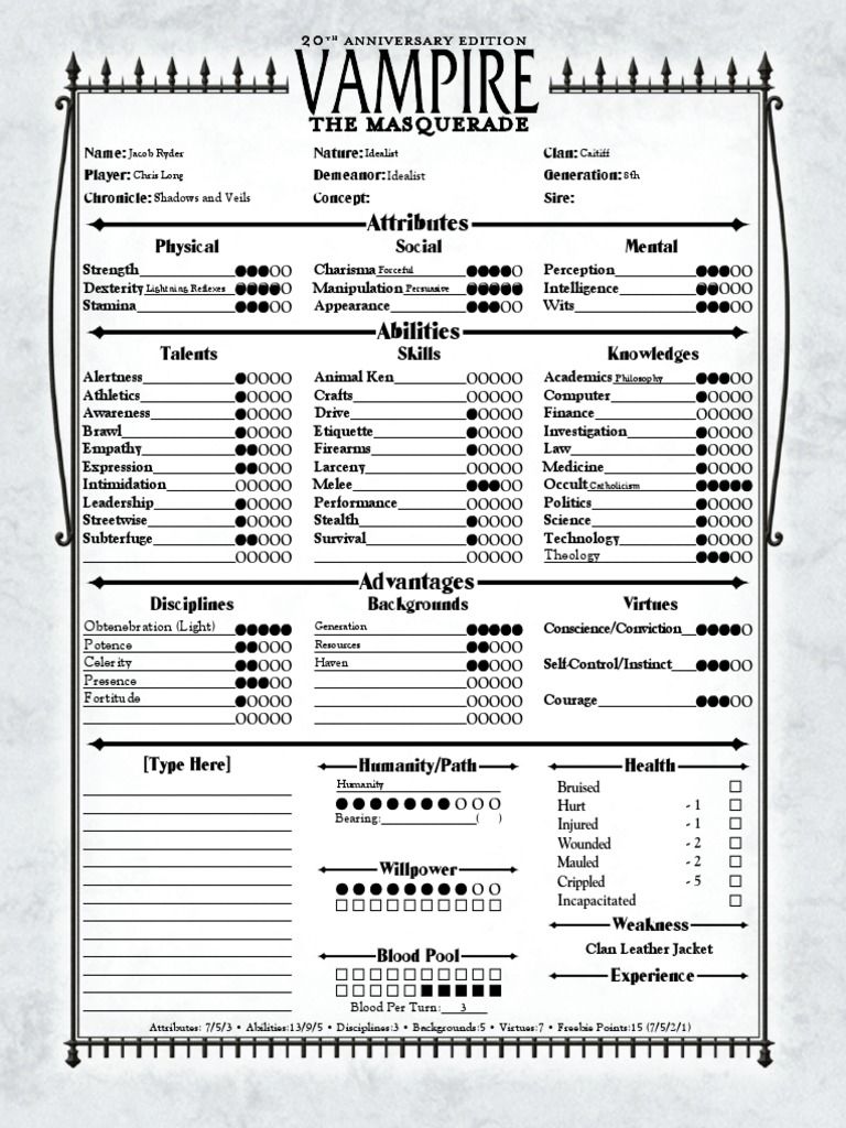 Reflections on Identity: A Caitiff Vampire's Chronicle | PDF