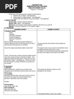 Subject-Verb Agreement Lesson Plan | PDF | Grammatical Number | Plural