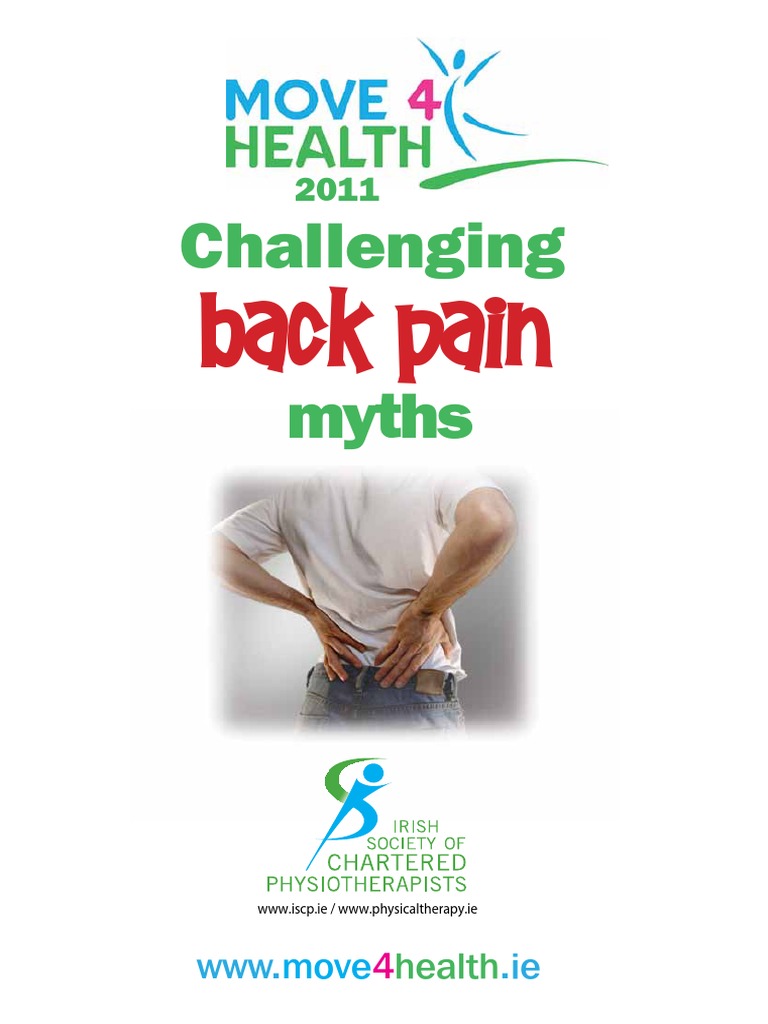 Back Pain Myths Long Leaflet PDF | PDF | Physical Therapy | Surgery