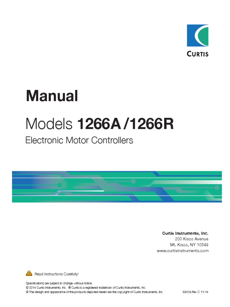 Manual 1266a | PDF | Electrical Connector | Switch