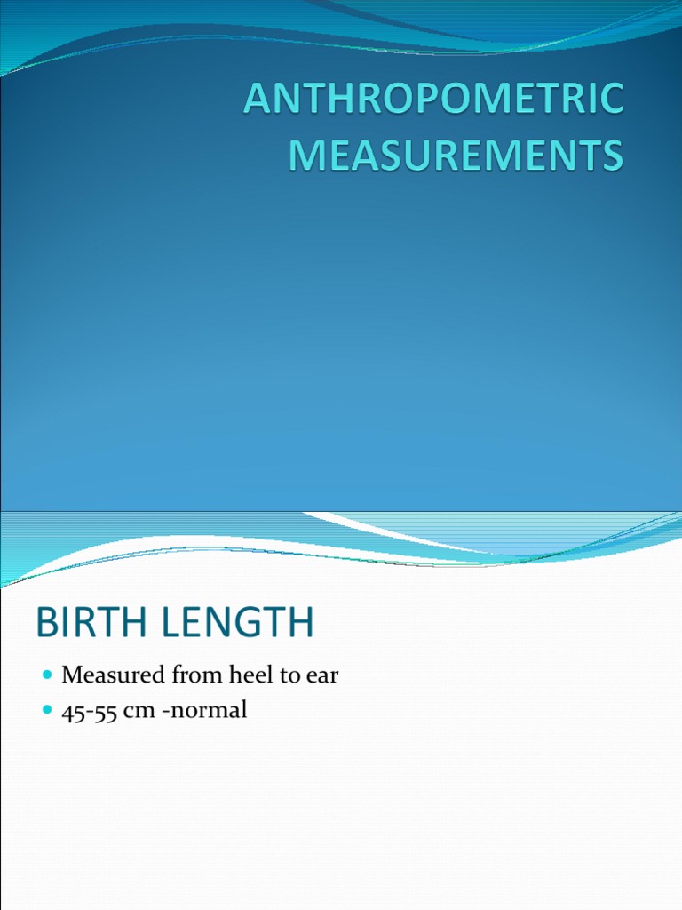 Anthropometric Measurements | PDF | Lactation | Breast Milk