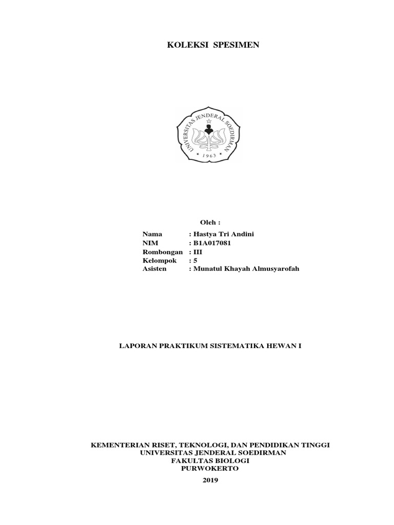 Koleksi Spesimen | PDF