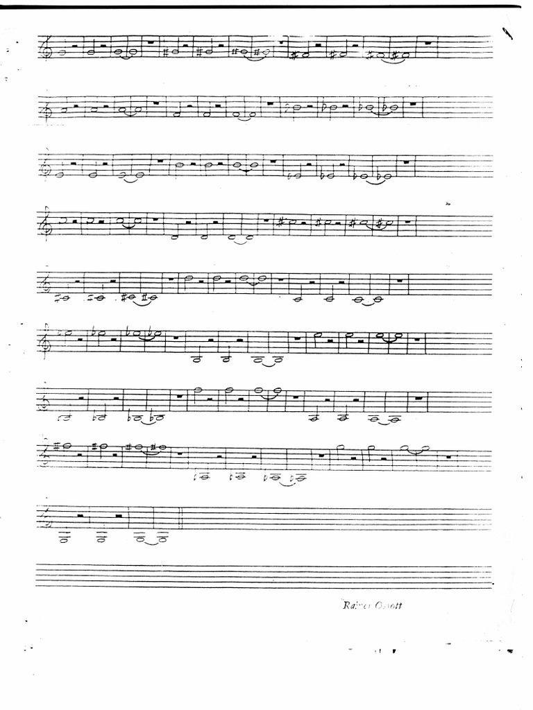 Forrest Standley - Standley Routine For Horn in F - French Horn | PDF
