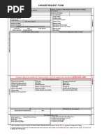 Engineering Change Request Form | PDF | Technology & Engineering