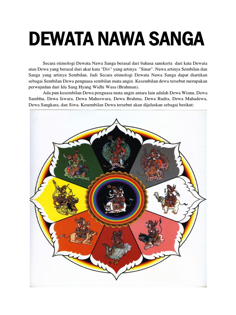 Dewata Nawa Sanga 2 | PDF | Agama & Spiritualitas