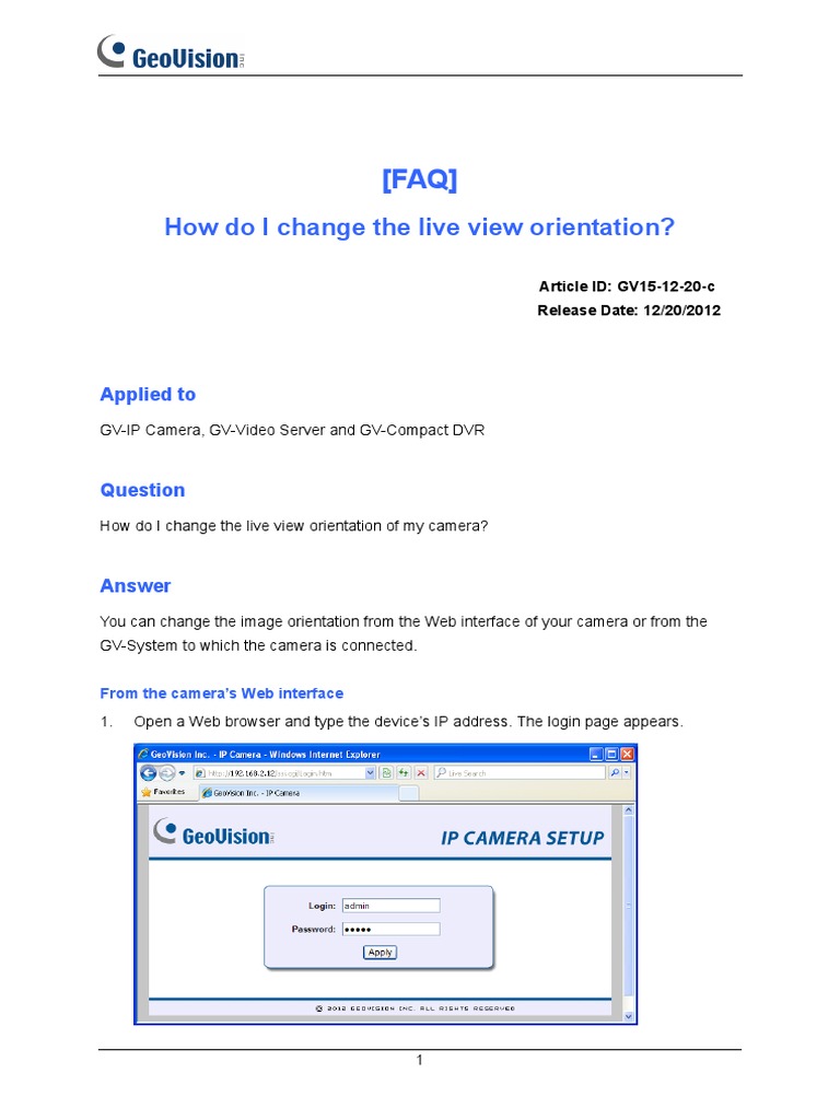 Change Image Orientation | PDF