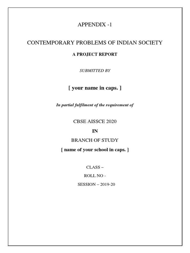 Contemporary Issues in Indian Society | PDF | Caste | Poverty