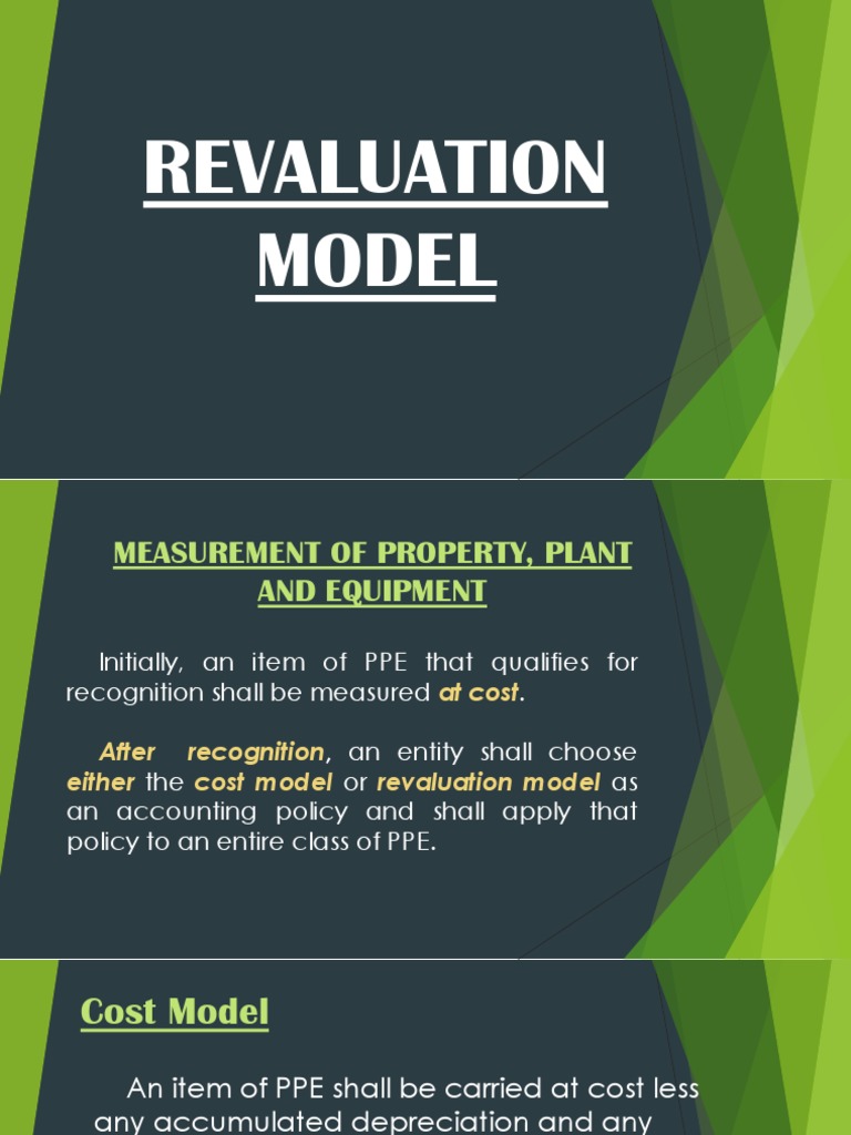 Revaluation Model | PDF | Fair Value | Depreciation