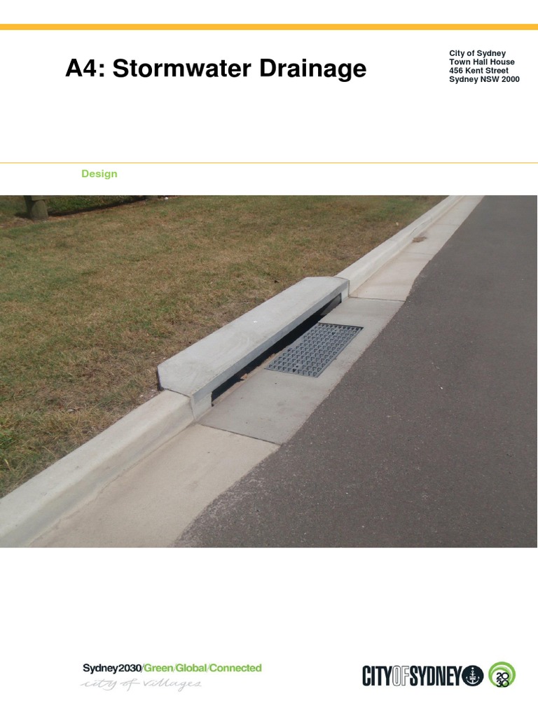A4. Drainage Design 2 | PDF | Plumbing | Storm Drain