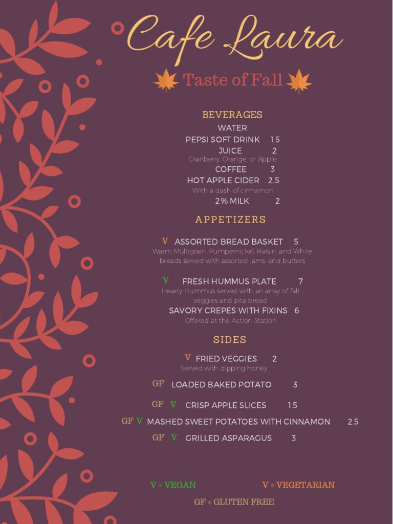 Cafe Laura | PDF | Salad | Breads