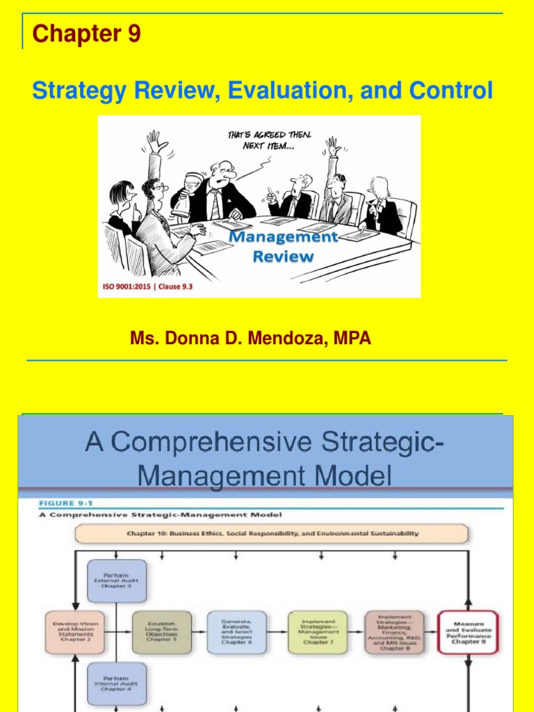 Strategy Review, Evaluation and Control | PDF | Strategic Management ...