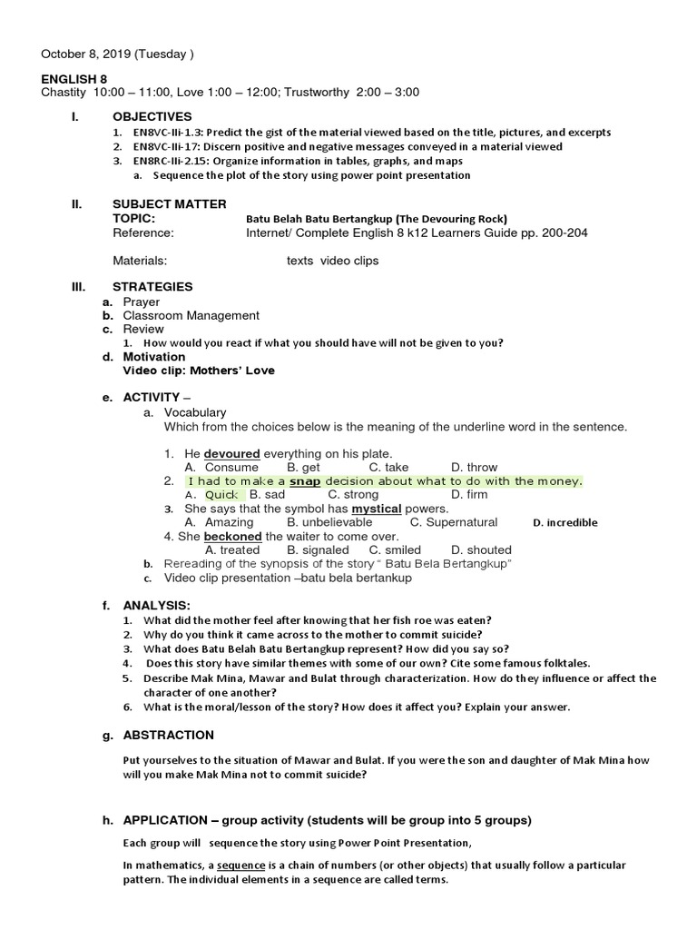 The Devouring Rock: An Analysis of the Malay Folktale 'Batu Belah Batu Bertangkup' and its ...